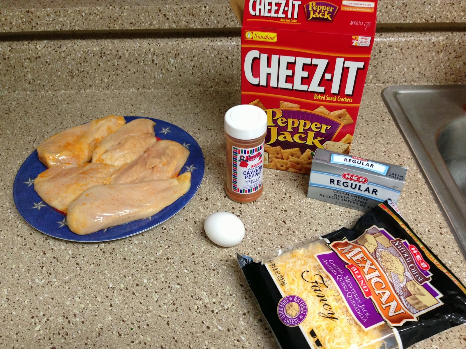 A lot about livin and a little about love : Cheez-Its Chicken